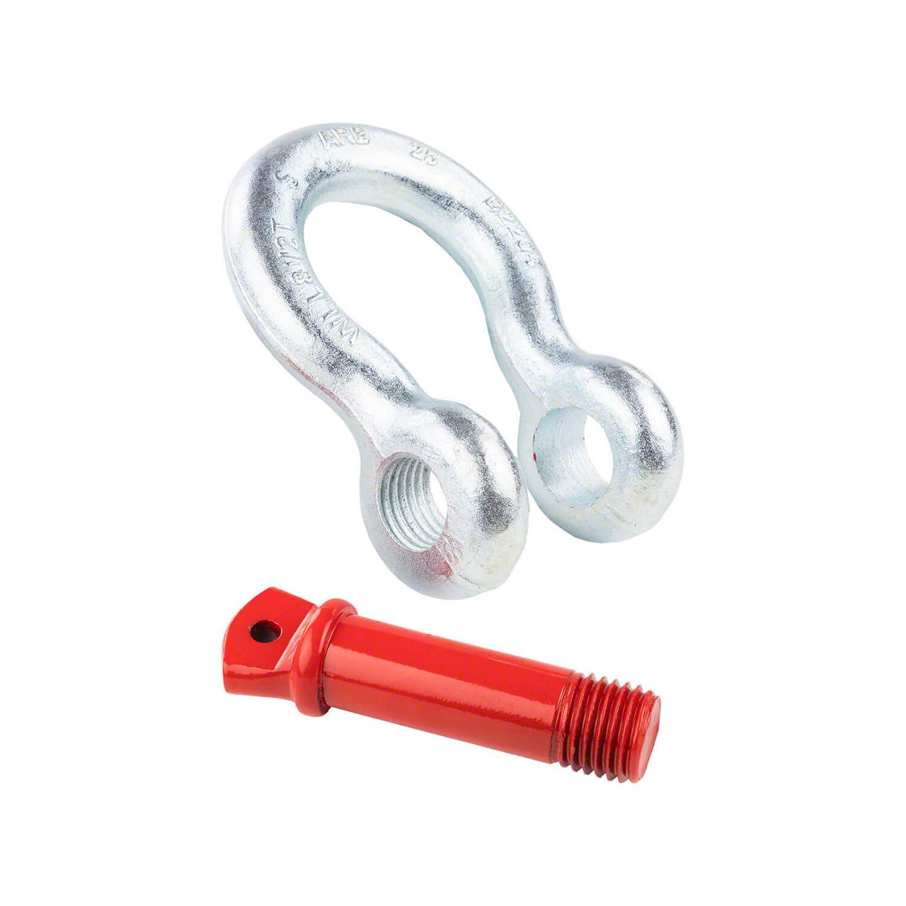 ARB Sierra 1500 25mm D-Ring Shackles; Red/Silver ARB2016 - Free Shipping