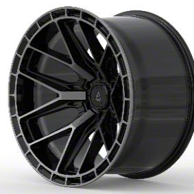 Arena F-150 Battle Glossy Black with Machined DDT Face and Lip 6-Lug ...