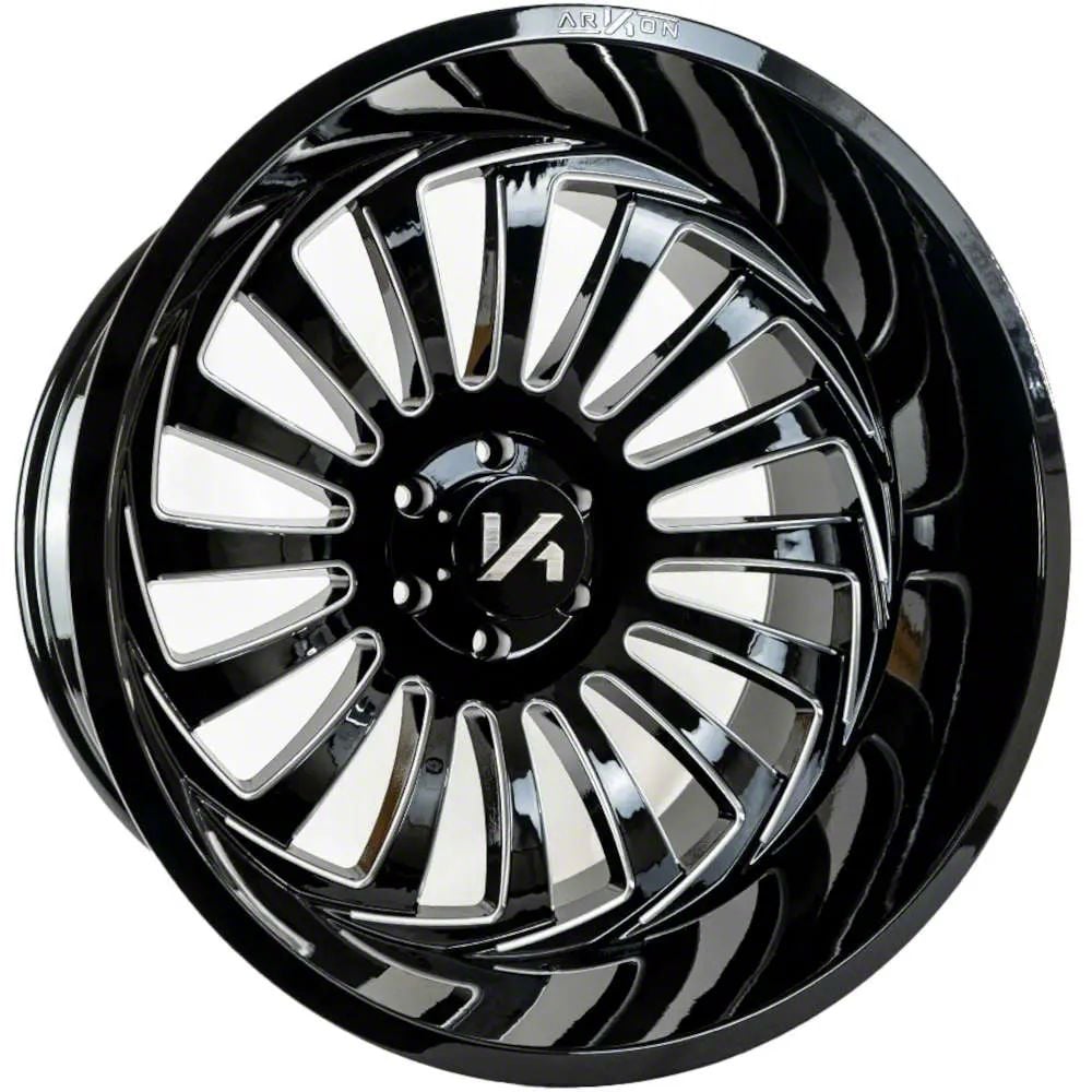 Arkon Off-Road RAM 2500 Alexander Gloss Black Milled 8-Lug 4-Wheel Kit ...