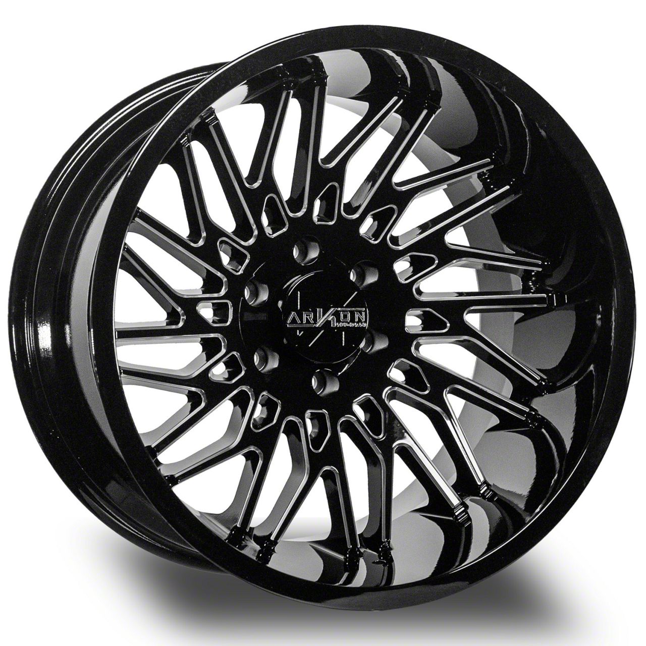 Arkon Off-Road RAM 1500 Apollo Gloss Black Milled 6-Lug Wheel; 20x12 ...