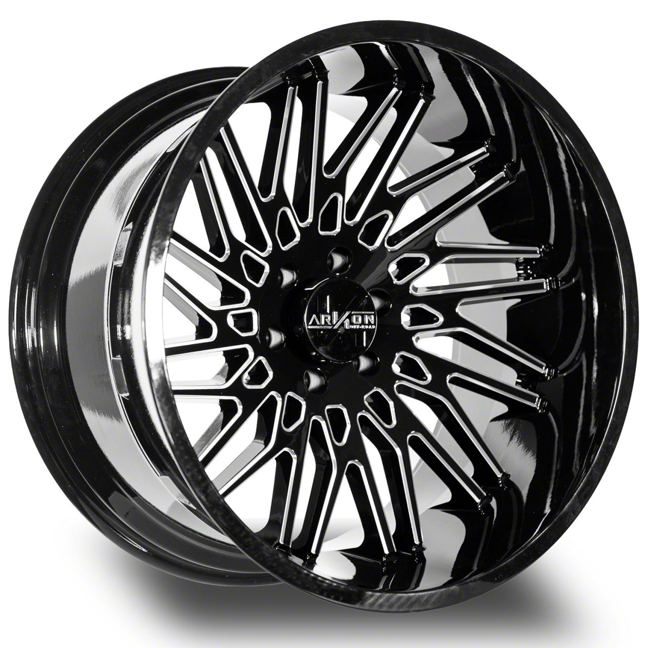 Arkon Off-Road RAM 1500 Apollo Gloss Black Milled 6-Lug Wheel; 22x12 ...