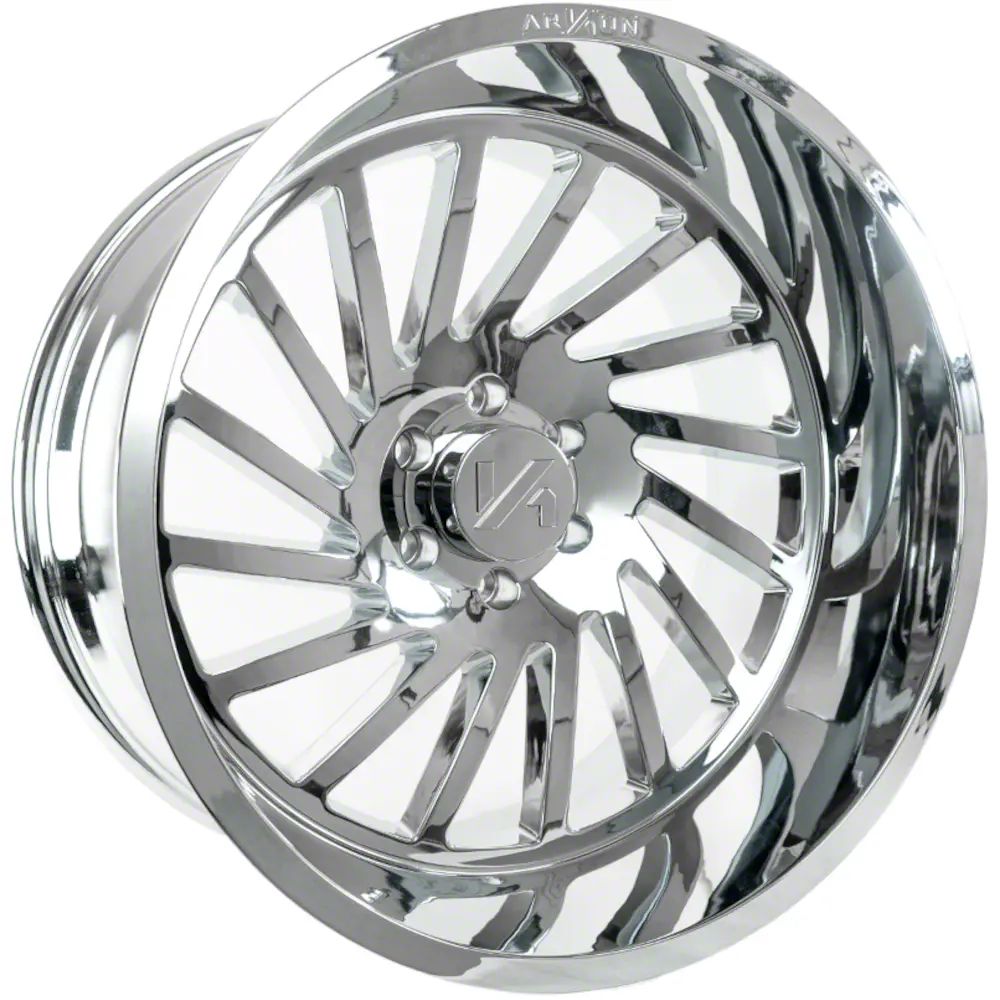 Arkon Off-Road RAM 1500 Caesar Chrome 5-Lug 4-Wheel Kit; 22x12; -51mm ...