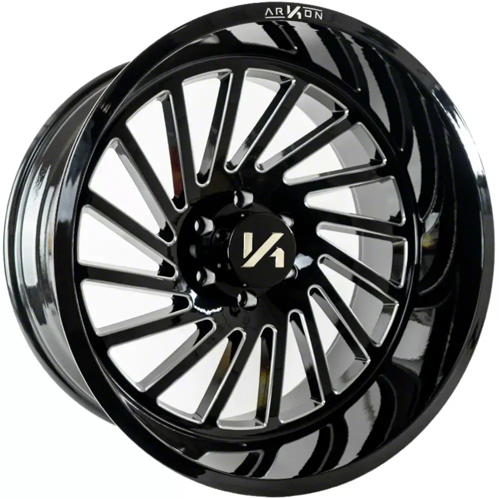 Arkon Off-Road Sierra 1500 Caesar Gloss Black Milled 6-Lug Wheel; 26x14 ...