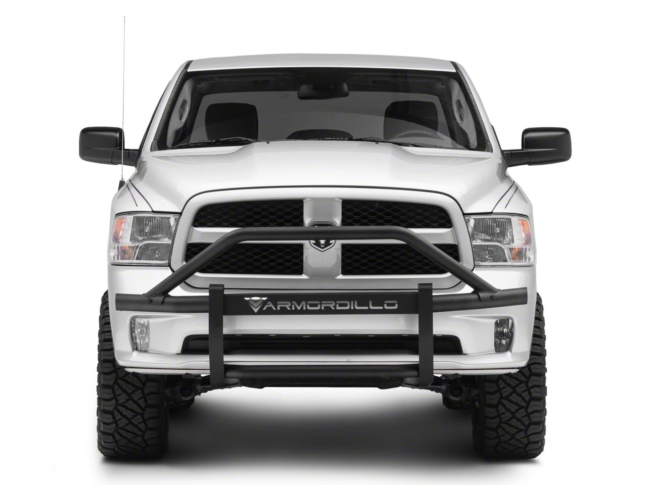 Armordillo RAM 1500 Pre-Runner Grille Guard; Matte Black 7168428 (09-18 ...