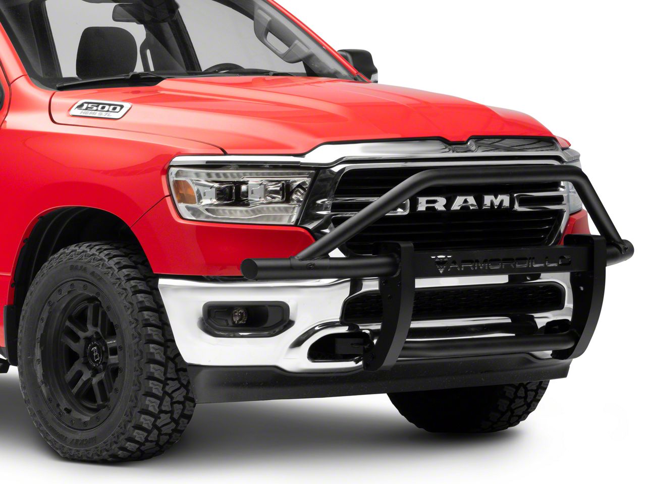 RAM 1500 AR Pre-Runner Grille Guard; Matte Black (19-24 RAM 1500 ...