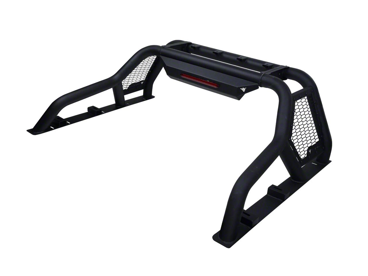 RAM 1500 CR1 Chase Rack with 3rd Brake Light; Matte Black (19-25 RAM ...