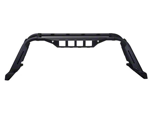 Armordillo Silverado 1500 CR-M Chase Rack with LED Shroud; Matte Black ...