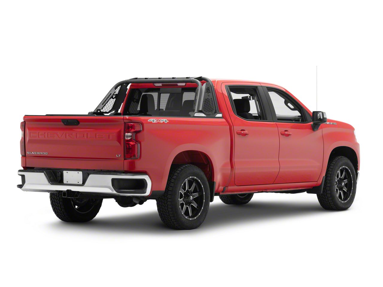 Armordillo Silverado 1500 CR-M Chase Rack; Matte Black 7162426 (99-25 ...