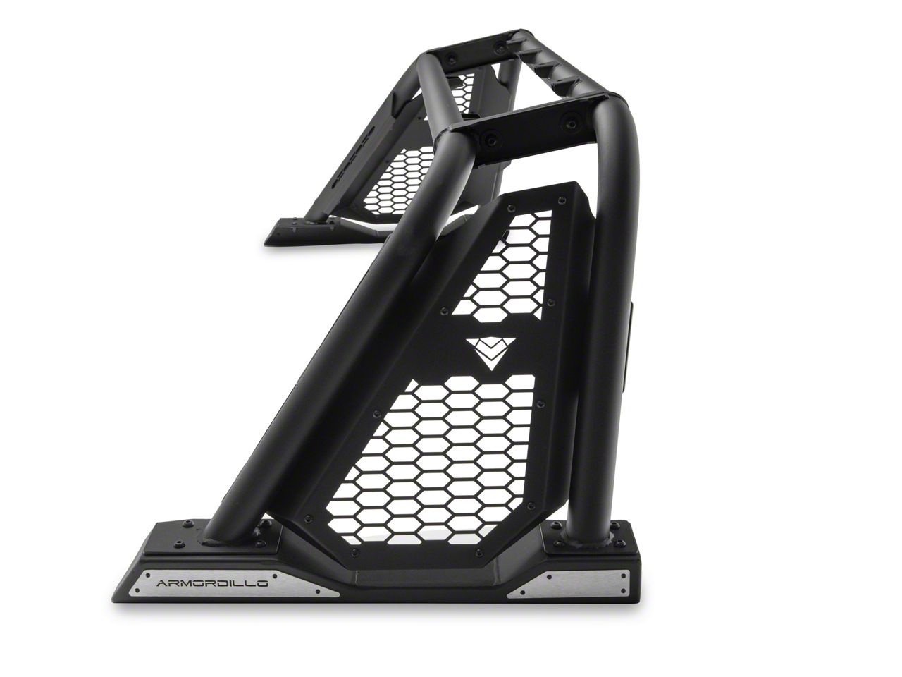 Armordillo Silverado 1500 CR-M Chase Rack; Matte Black 7162426 (99-25 ...