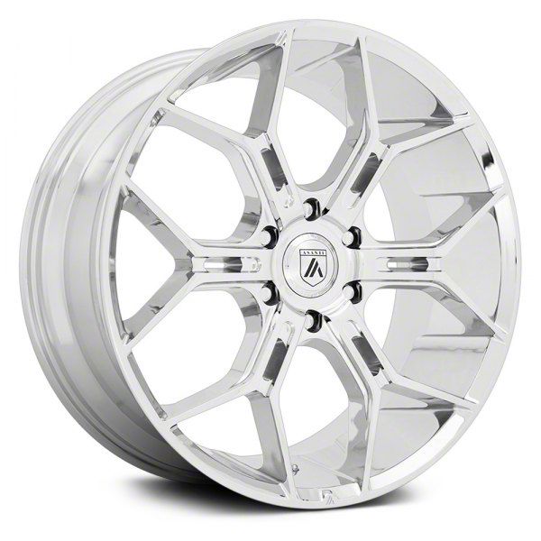 Asanti Silverado 1500 Monarch Truck Chrome 6-Lug Wheel; 22x9.5; 20mm ...