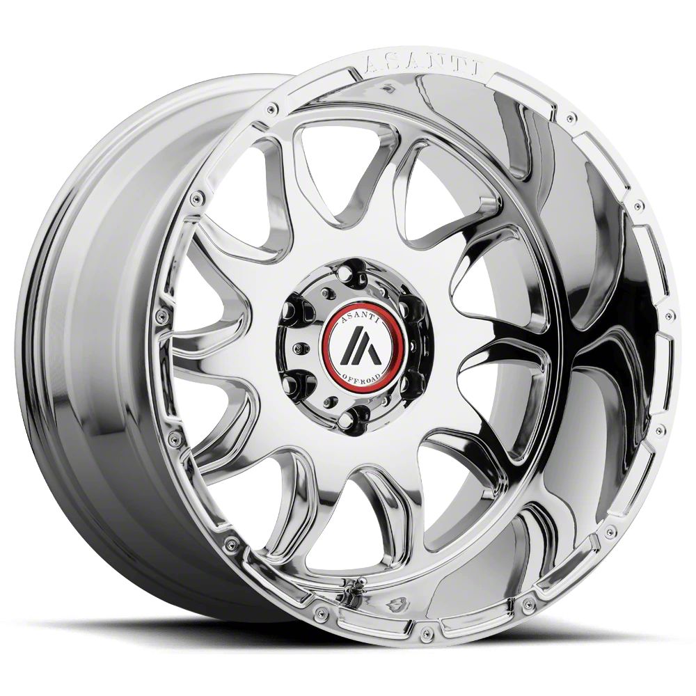 Asanti Colorado Ballistic Chrome 6-Lug Wheel; 22x12; -44mm Offset AB810 ...