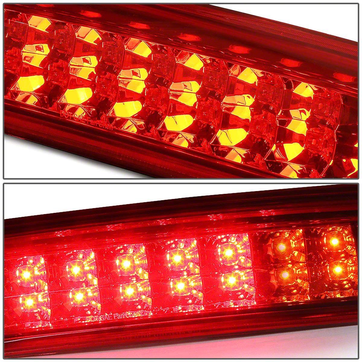 RAM 1500 LED Third Brake Light with Cargo Light; Red (09-18 RAM 1500)