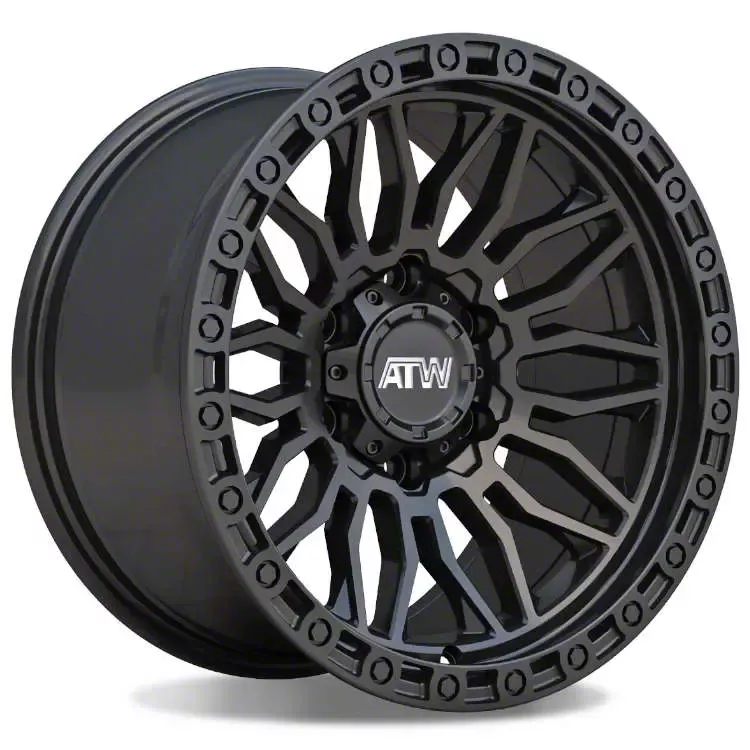 ATW Off-Road Wheels F-150 Nile All Satin Black 6-Lug Wheel; 20x9; 10mm ...