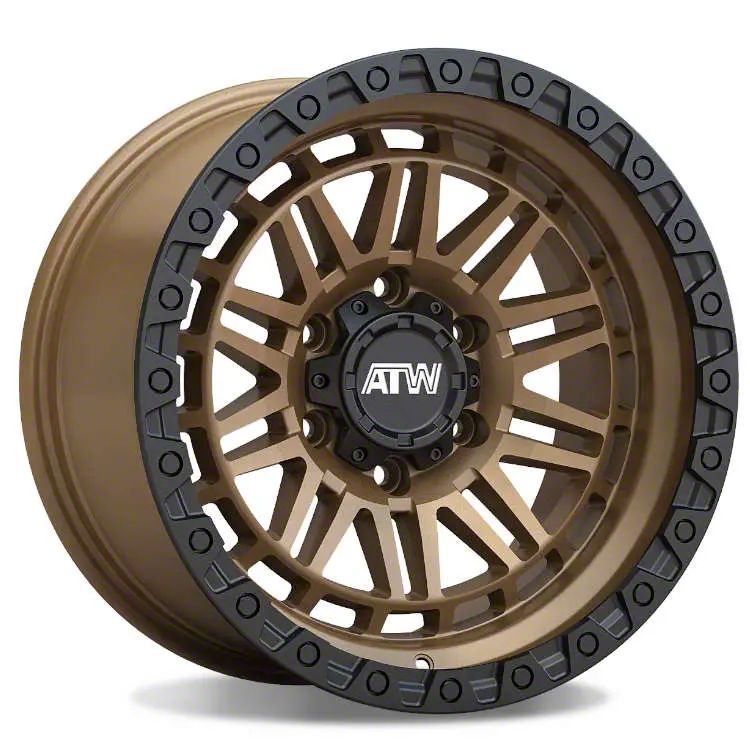 ATW Off-Road Wheels Silverado 1500 Yukon Satin Sand Bronze 6-Lug Wheel ...
