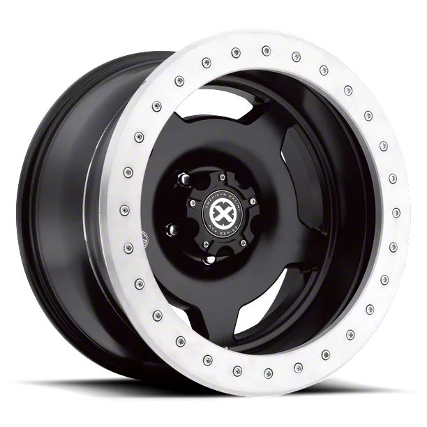 ATX Series Yukon Slab Beadlock Satin Black 6-Lug Wheel; 17x9; -38mm ...