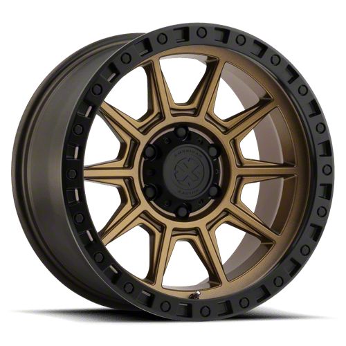 ATX Series F-250 Super Duty AX202 Matte Bronze with Black Lip 8-Lug ...