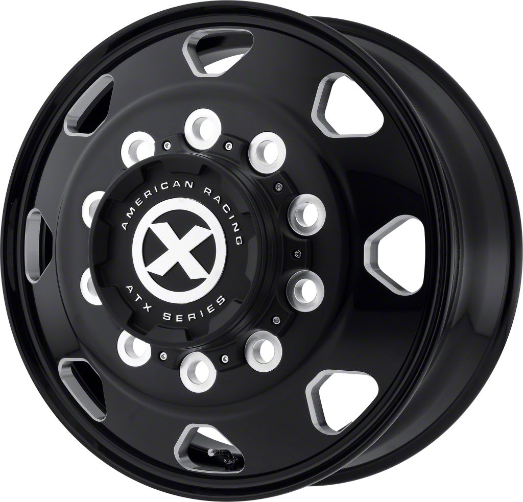 ATX Series RAM 1500 Octane Gloss Black Milled 8-Lug Wheel; 18x6.75; 0mm ...