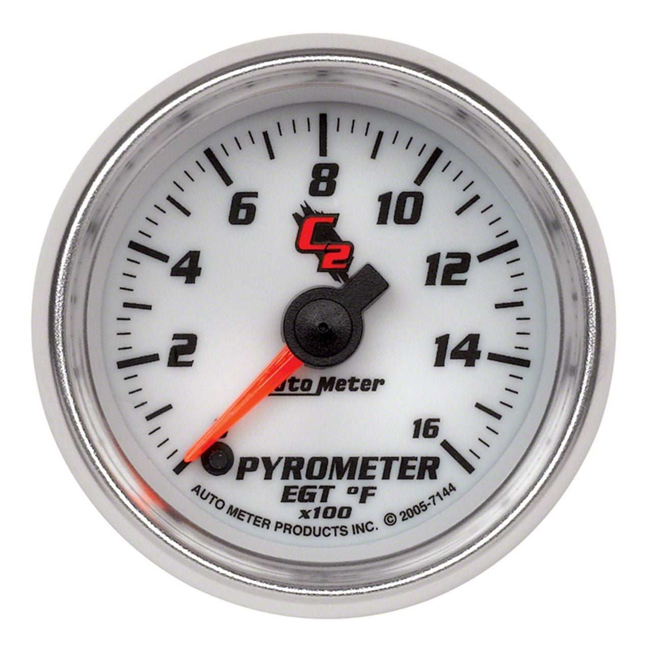 Auto Meter F-150 C2 Series 2-1/16-Inch Pyrometer Gauge; 0-1600 ...