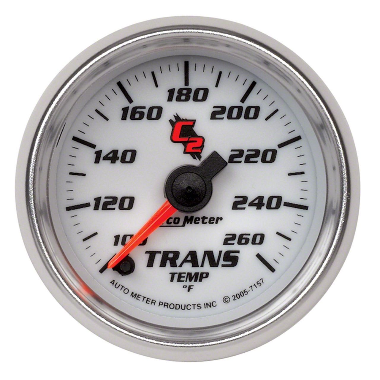 Auto Meter RAM 2500 C2 Series 2-1/16-Inch Transmission Temperature; 100-260 Fahrenheit; Digital ...
