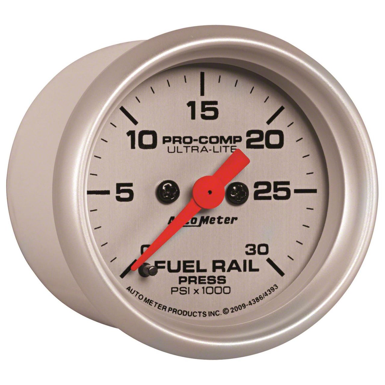 Auto Meter RAM 2500 Ultra-Lite Series 2-1/16-Inch Fuel Rail Pressure ...