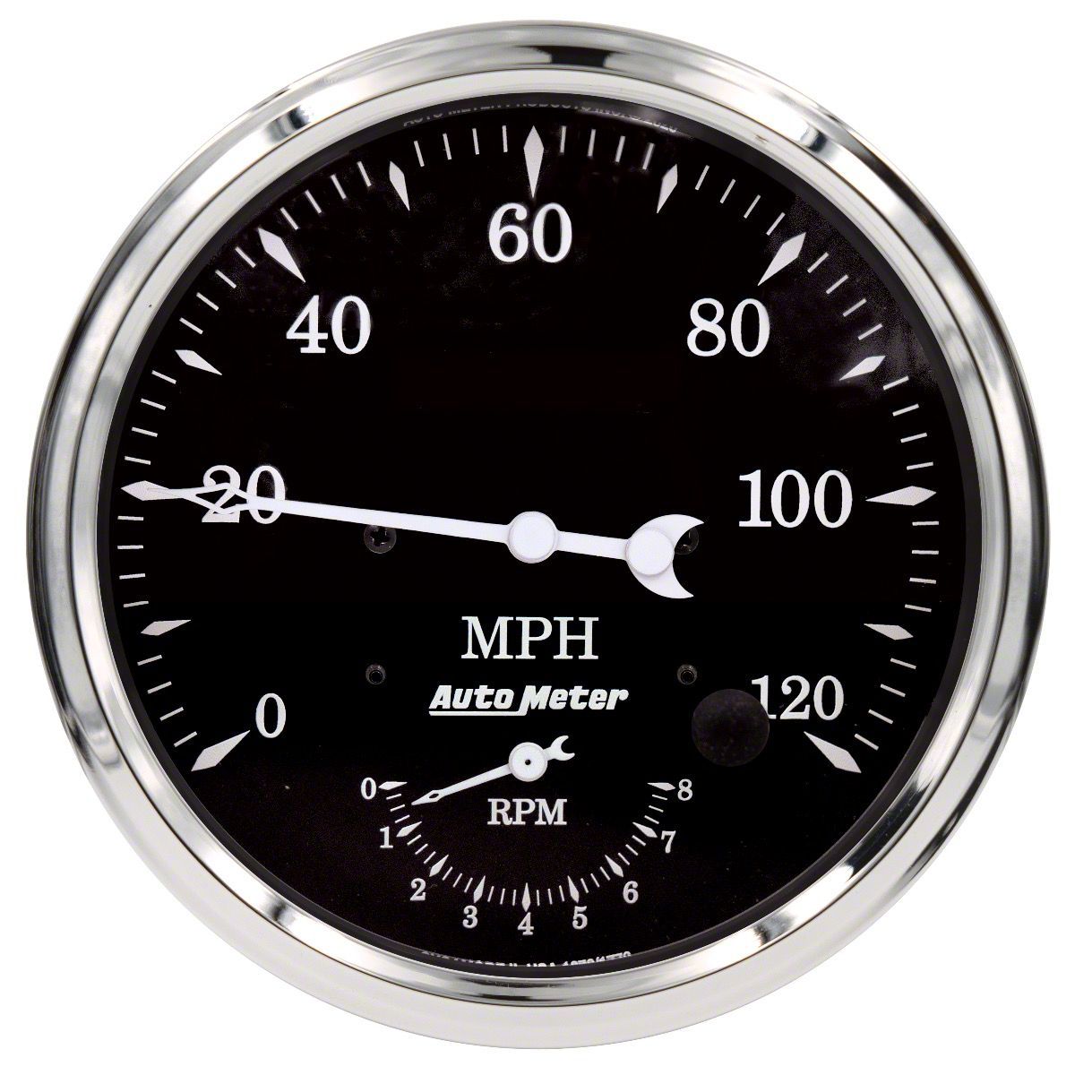 Auto Meter Silverado 3500 Old Tyme Black Series 5-Inch Tachometer ...