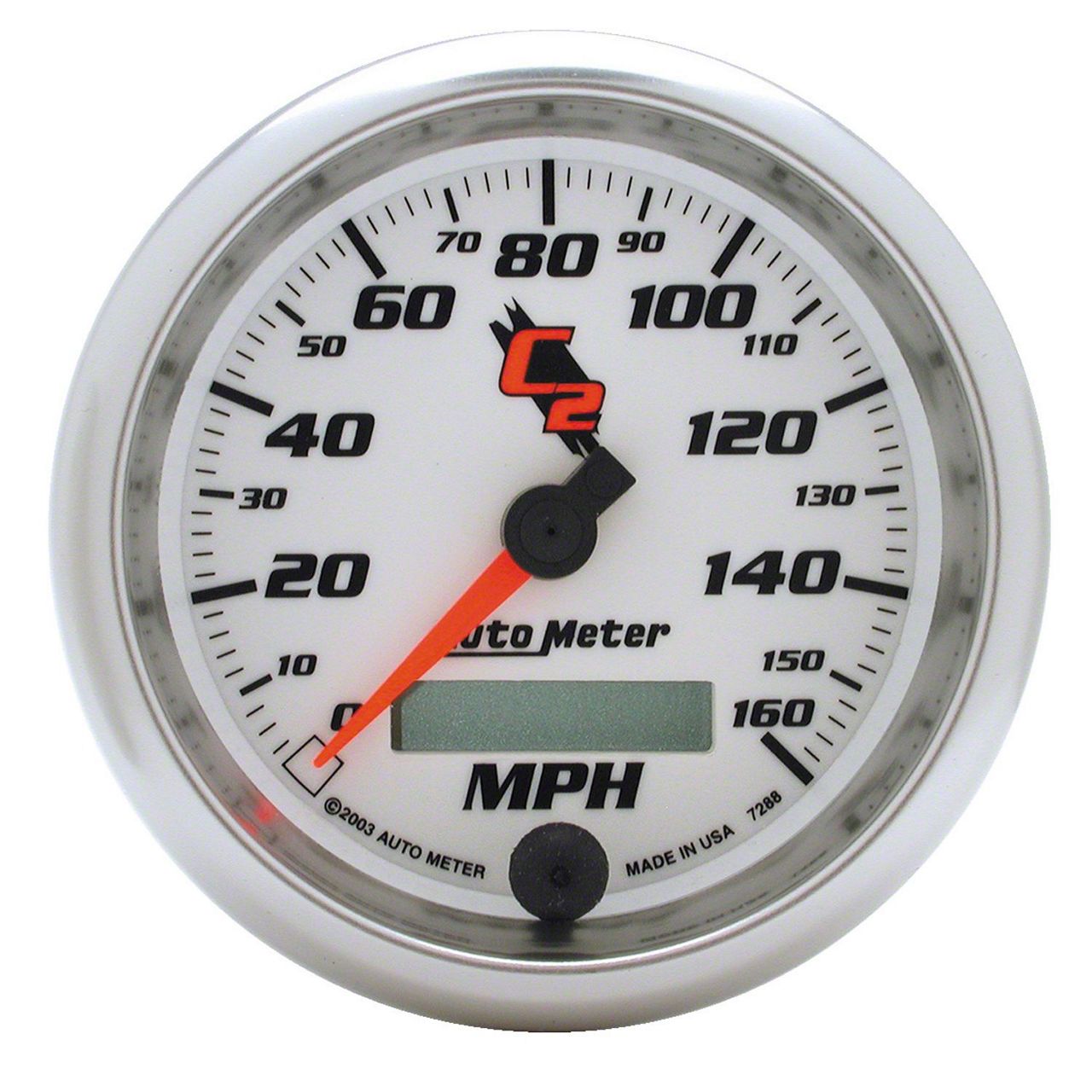 Auto Meter Sierra 3500 C2 Series 3-3/8-Inch Programmable Speedometer; 0 ...