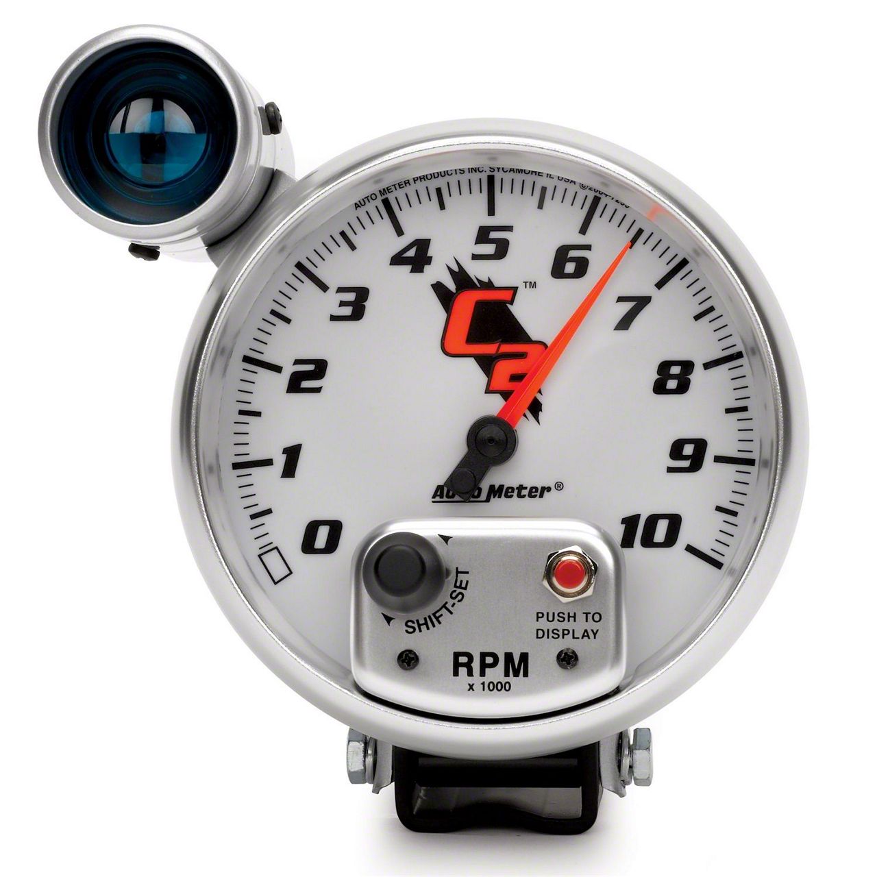 Auto Meter Silverado 2500 C2 Series 5-Inch Pedestal Tachometer with ...