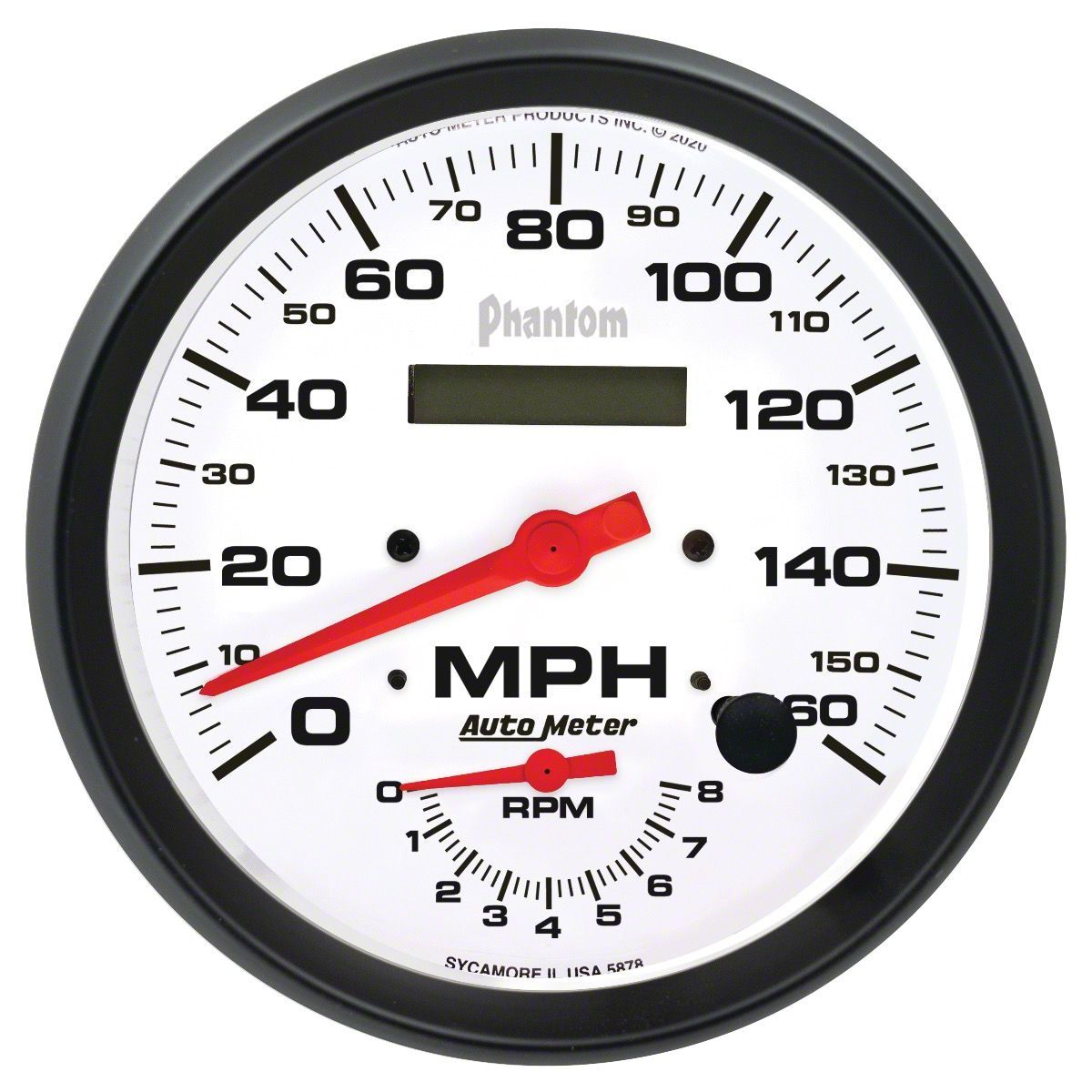 Auto Meter Silverado 2500 Phantom Series 5-Inch Tachometer/Speedometer ...