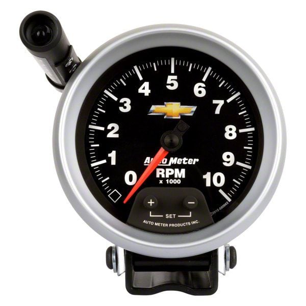 Auto Meter Tahoe Chevy Gold Bowtie Series 3-3/4-Inch Pedestal ...