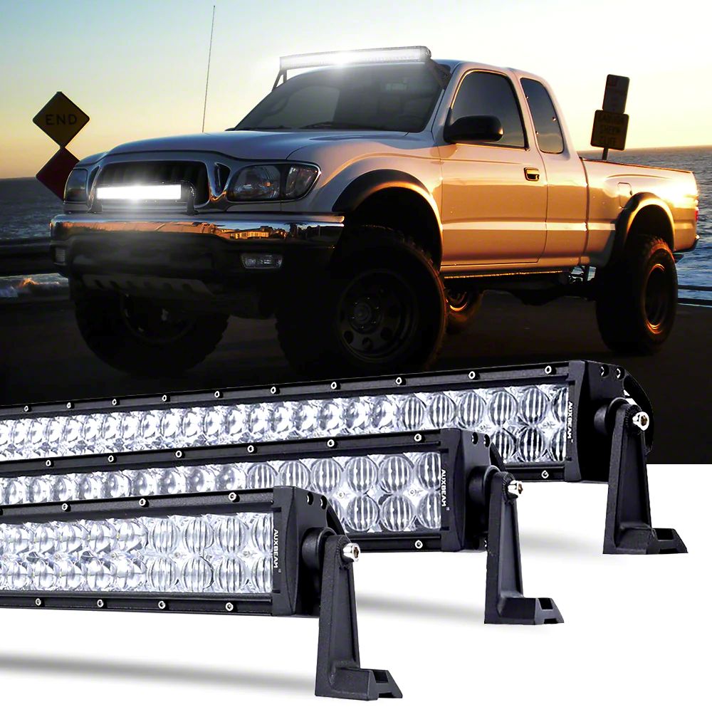 Auxbeam F-250 Super Duty 50-Inch 5D Series Curved LED Light Bar; Combo ...