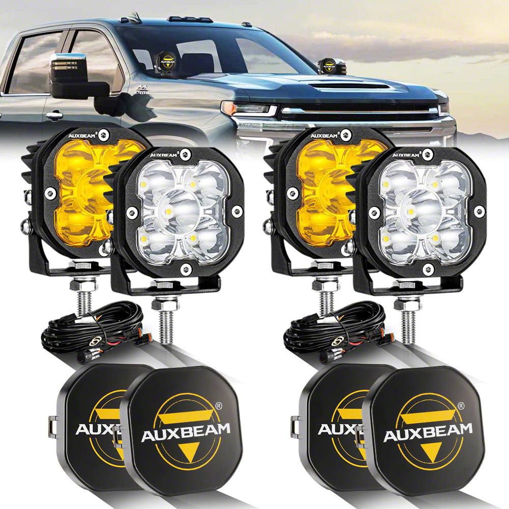 Auxbeam F-250 Super Duty XP-ULTRA Series 3-Inch LED Pod Lights with ...
