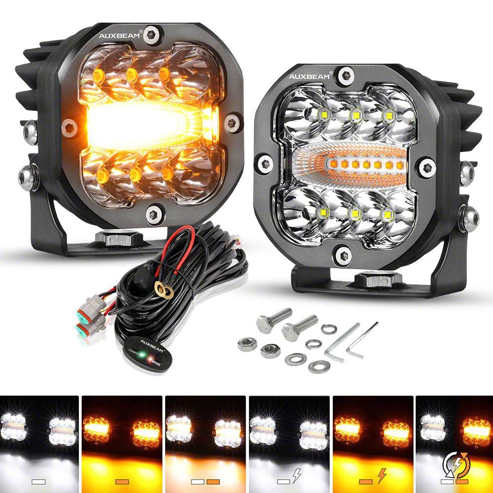 Auxbeam RAM 1500 XP-ULTRA Series 3-Inch 6-Mode LED Driving Lights ...
