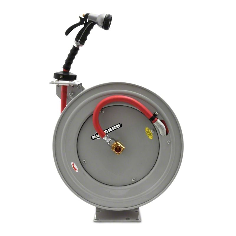 Avagard Universal AT Rubber Water Hose Reel Heavy Duty Single Arm ...