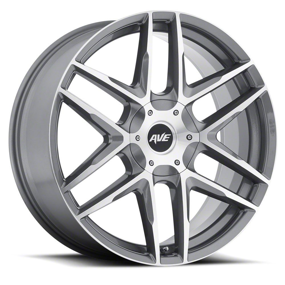 Avenue Silverado 1500 A613 Silver Machined 6-Lug Wheel; 22x9; 35mm ...