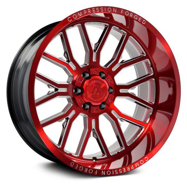 Axe Wheels RAM 1500 AX6.2 Candy Red 5-Lug Wheel; 22x12; -44mm Offset ...
