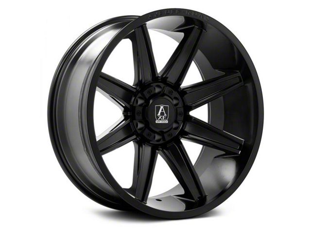 Axe Wheels Ram 3500 Artemis Satin Black 8 Lug Wheel 22x12 44mm