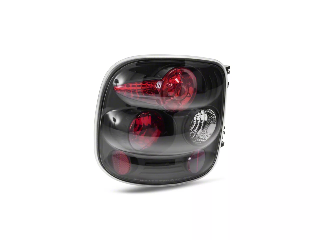 Silverado 1500 Euro Style Tail Lights; Black (99-04 Silverado 1500 ...