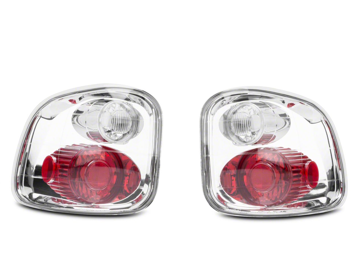 F-150 Crystal Eyes Tail Lights; Crystal Clear (97-03 F-150 Flareside ...