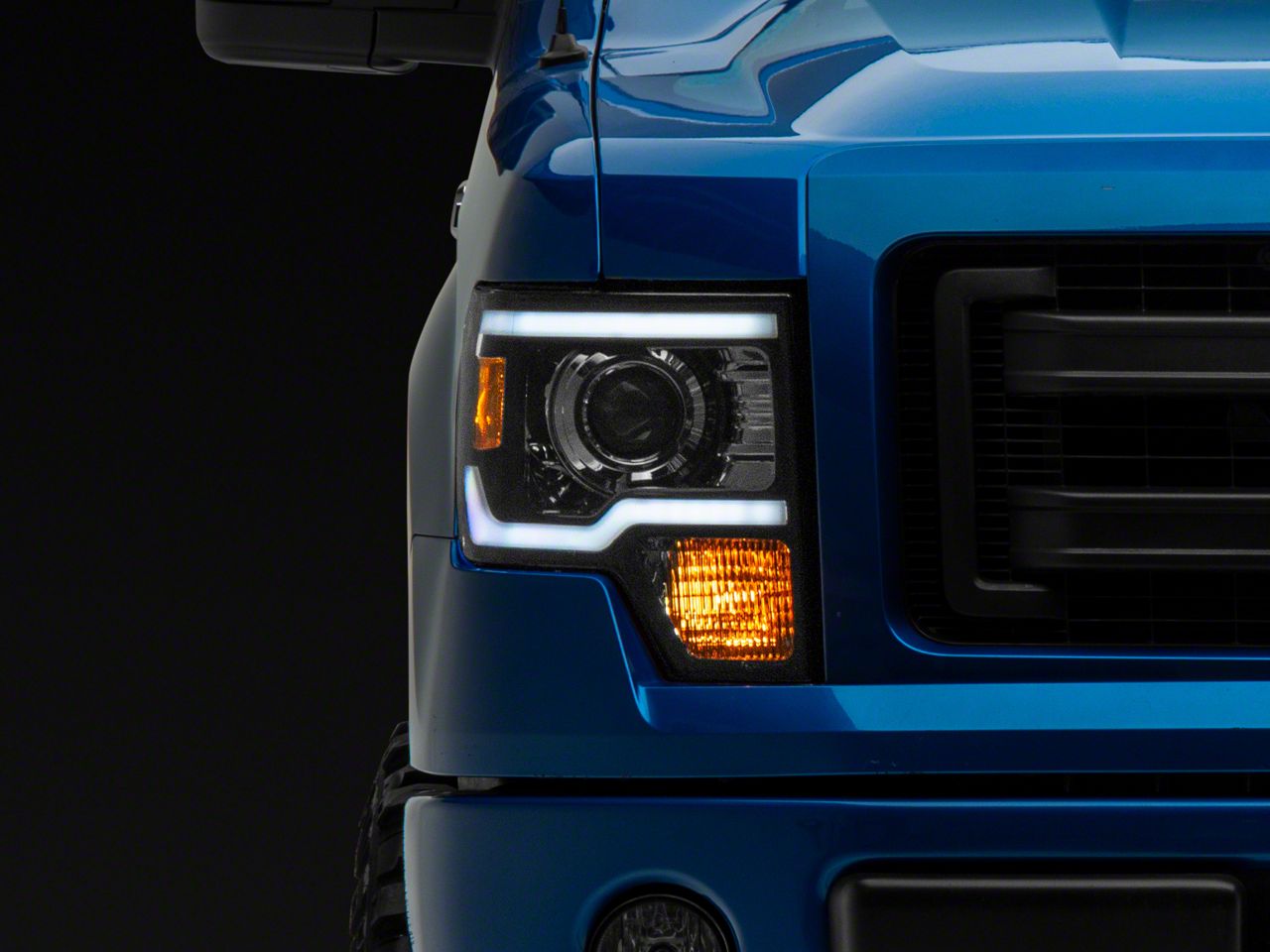 Raxiom F-150 Axial Series Projector Headlights with Sequential LED ...