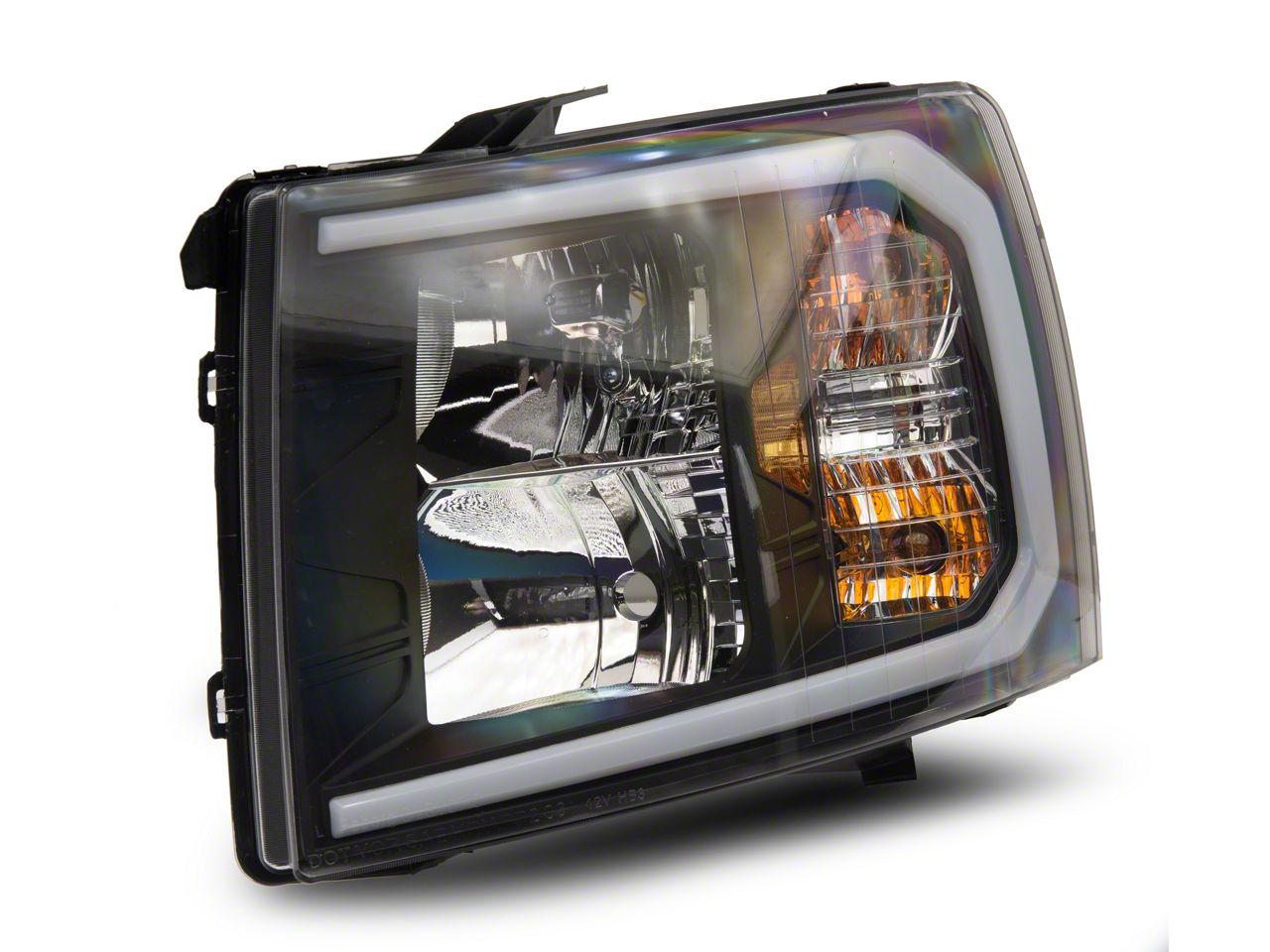 Raxiom Silverado 1500 Axial Series Headlights with Sequential LED Bar ...