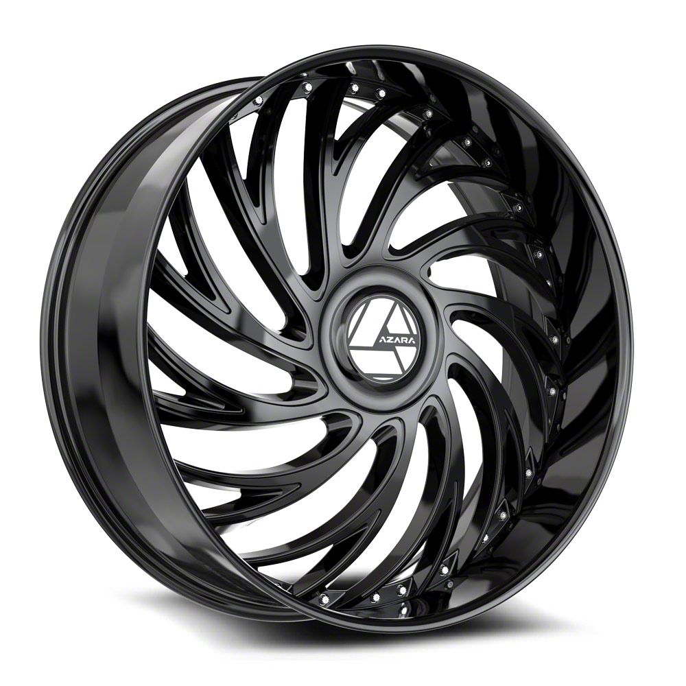 Azara Colorado AZX-101 Gloss Black 6-Lug Wheel; 26x9.5; 22mm Offset AZX ...