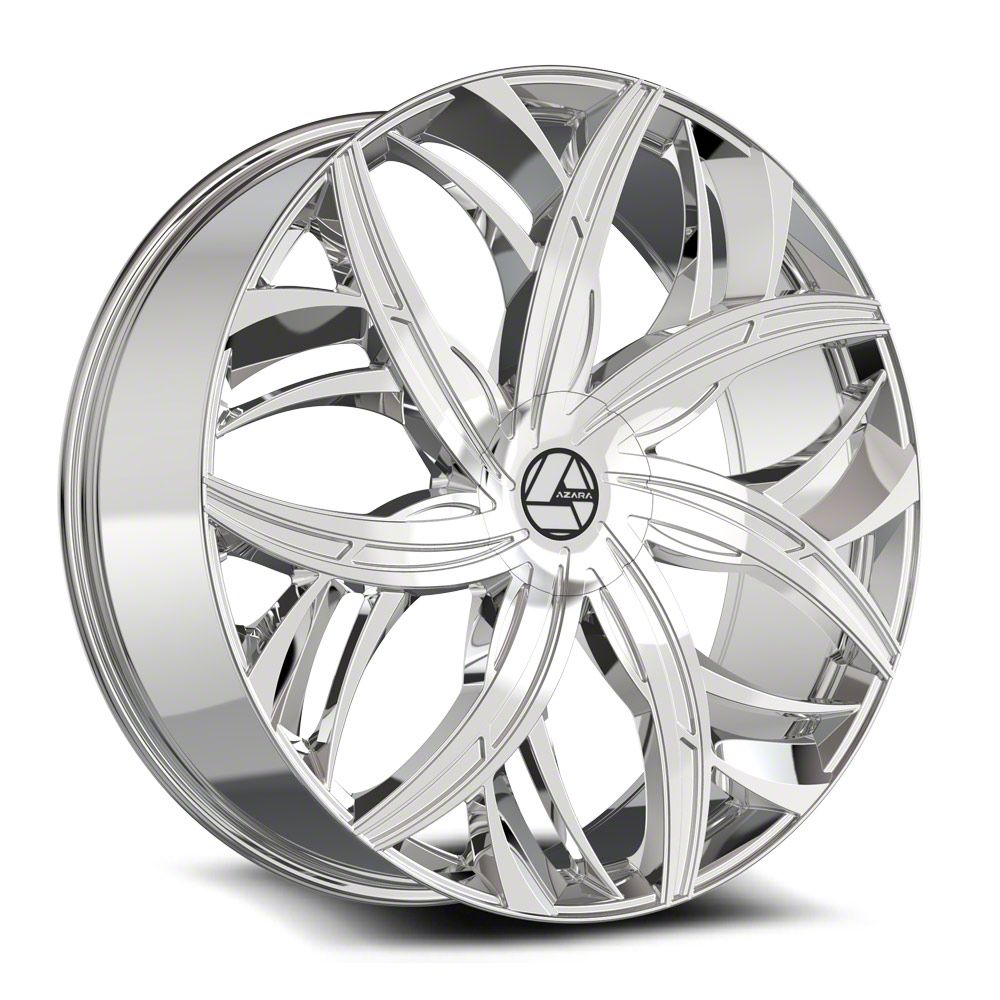 Azara Dakota AZA-541 Nano Chrome 5-Lug Wheel; 22x8.5; 38mm Offset AZA ...