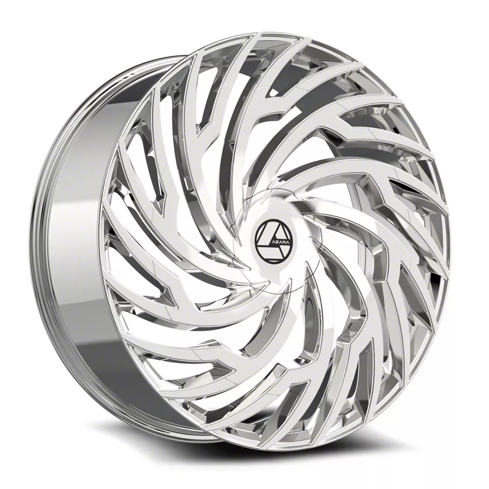 Azara Yukon AZA-536 Nano Chrome 6-Lug Wheel; 26x9.5; 22mm Offset AZA ...