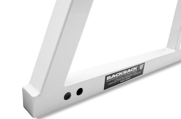 BackRack F-150 Open Headache Rack Frame; White 14900W (04-25 F-150 ...