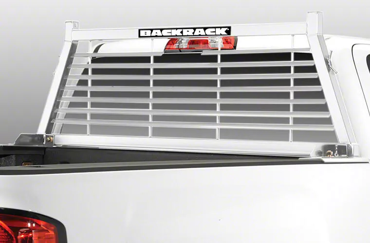 BackRack F-250 Super Duty Louvered Headache Rack Frame; White 12700W ...