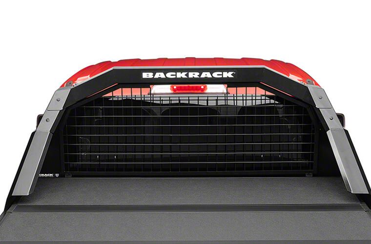 BackRack RAM 1500 Track Rack Cab Safety Screen SC9003 (19-24 RAM 1500 w ...