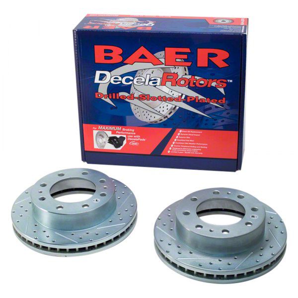 Baer Silverado 3500 Claw Performance Drilled and Slotted 8-Lug Rotors ...