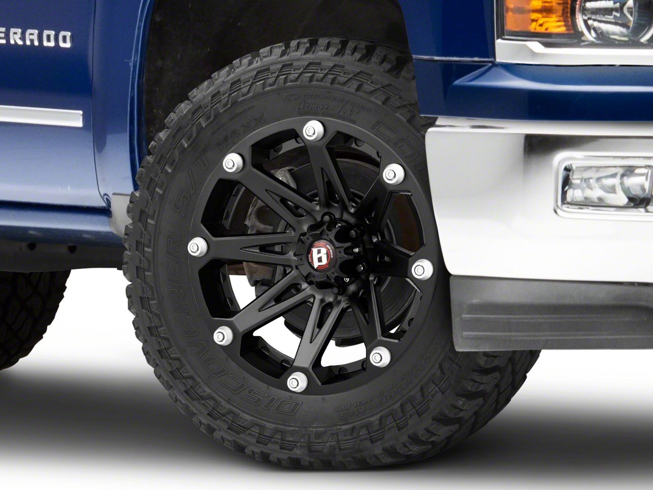 Ballistic Silverado Jester Flat Black 6-Lug Wheel - 20x9; 0mm Offset ...