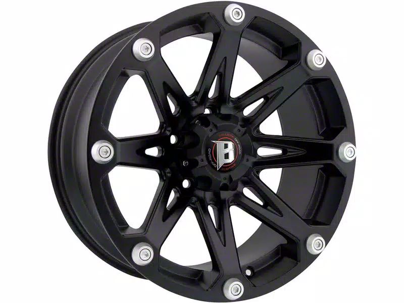 Ballistic F-250 Super Duty Jester Flat Black 8-Lug Wheel; 18x9; 12mm ...