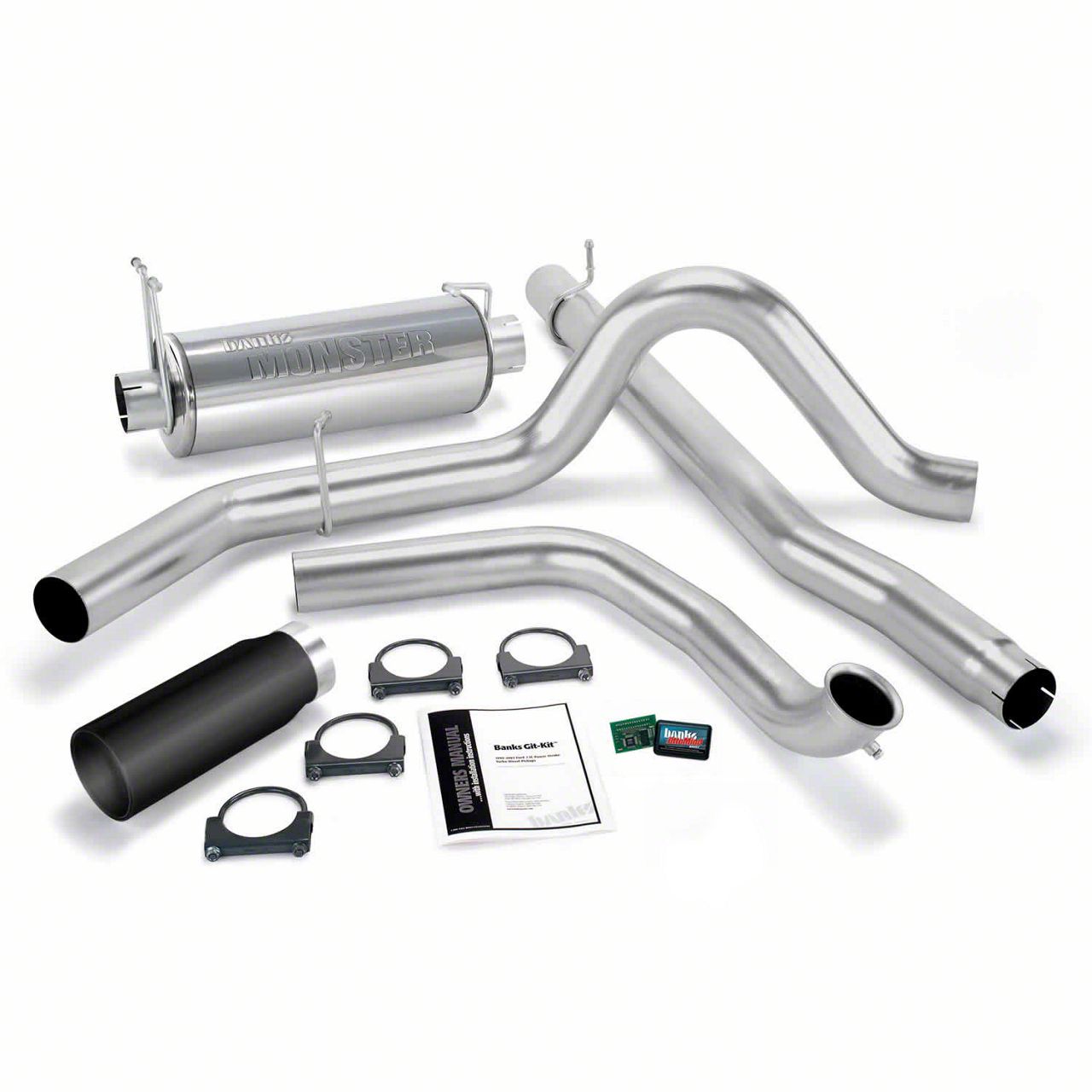 Banks Power F-250 Super Duty Git-Kit Bundle with Urocal, Single Exhaust ...